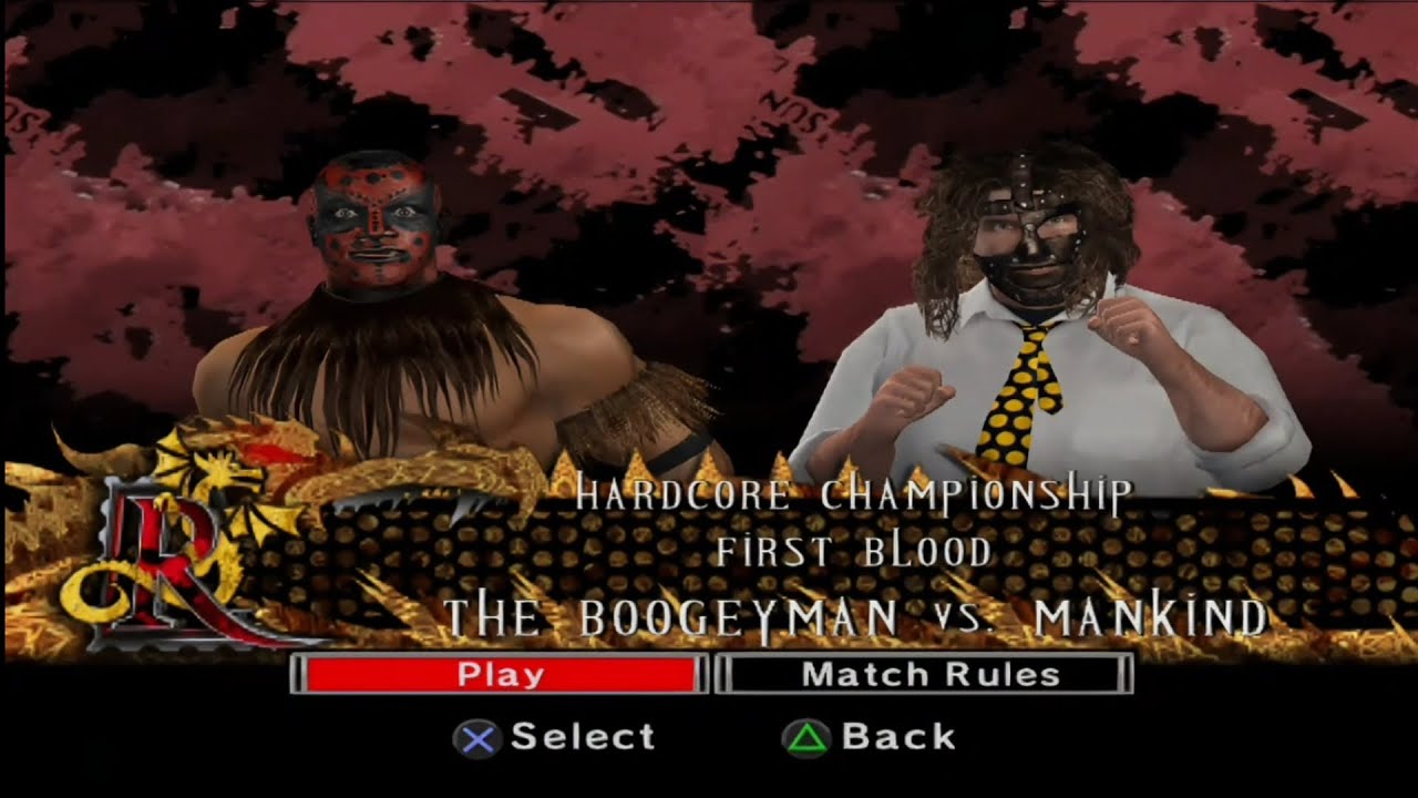 WWE SmackDown vs. Raw 2007 - The Boogeyman vs Mankind | First Blood ...