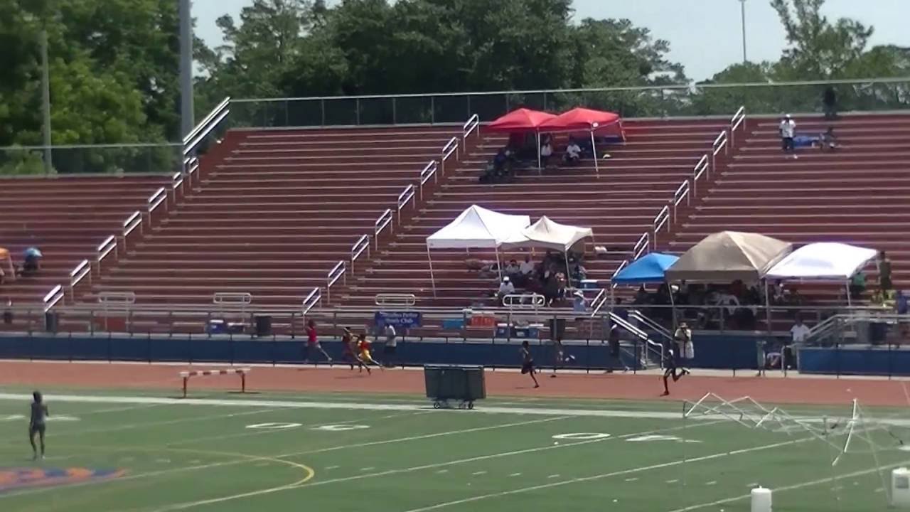 13yr Jaylen Outler 56.39s 400m Finals AAU Region 8 Qualifiers 2016 ...