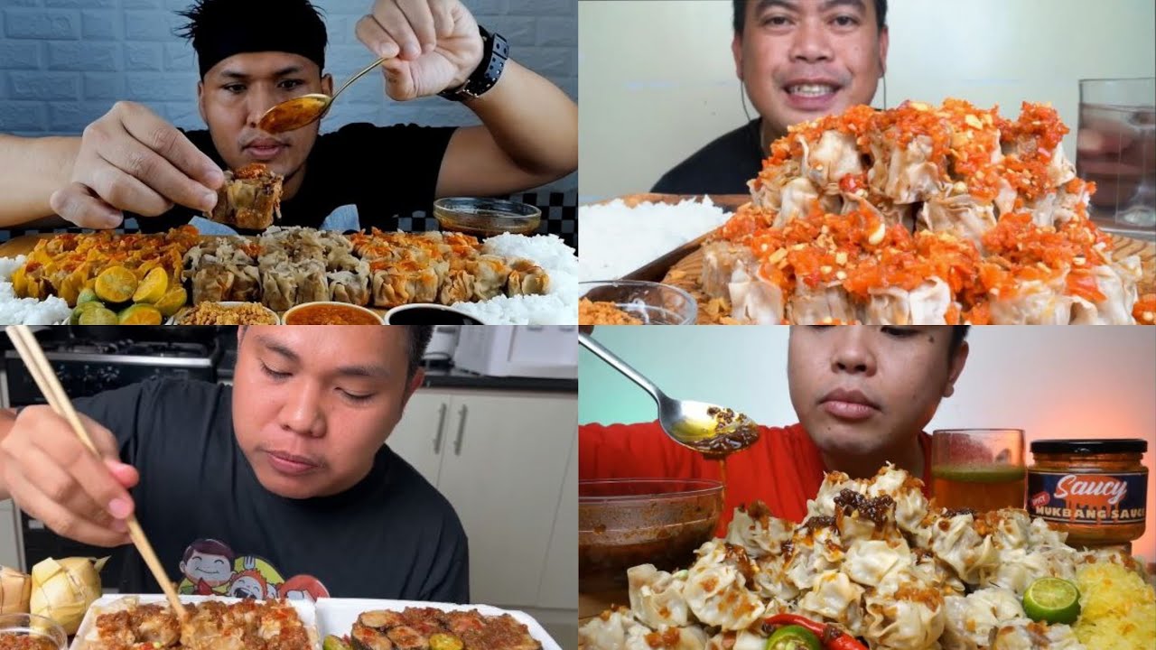 x2 speed Pork Siomai Mukbang Compilation |Tuji Bites - YouTube