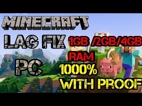 How to FIX a LAG in Minecraft for Potato/Low end PC - YouTube