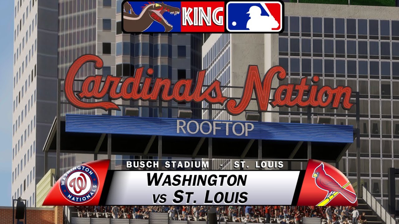 SpinoKing Saturday Baseball: Washington Vs. St. Louis | MLB the Show 24 ...