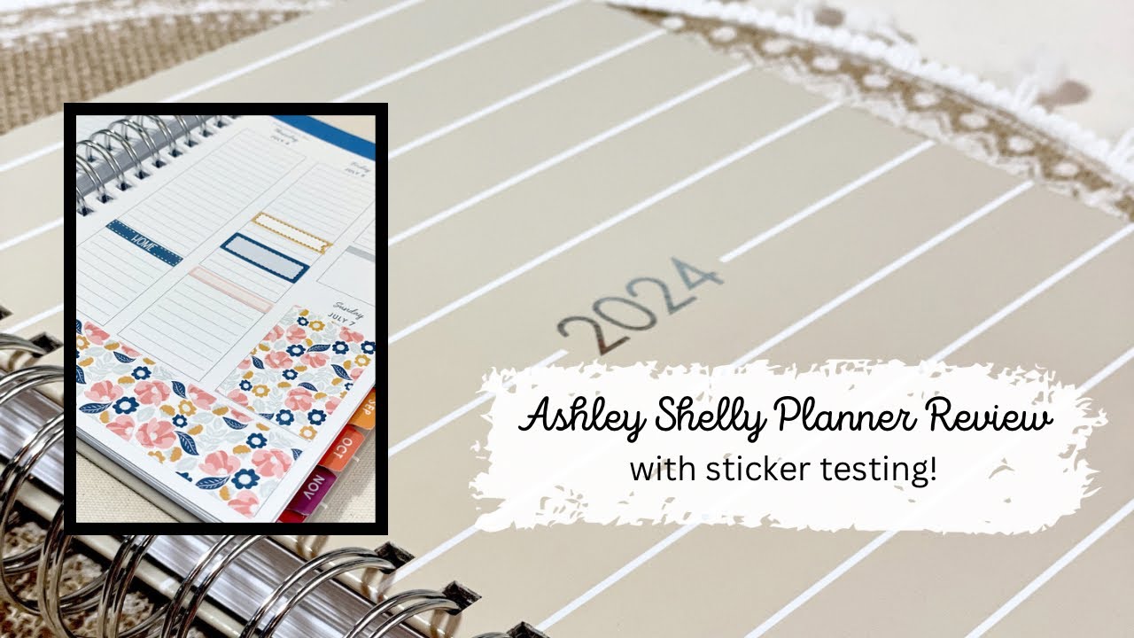 Planner Review | NEW Ashley Shelly (vertical layout) - YouTube
