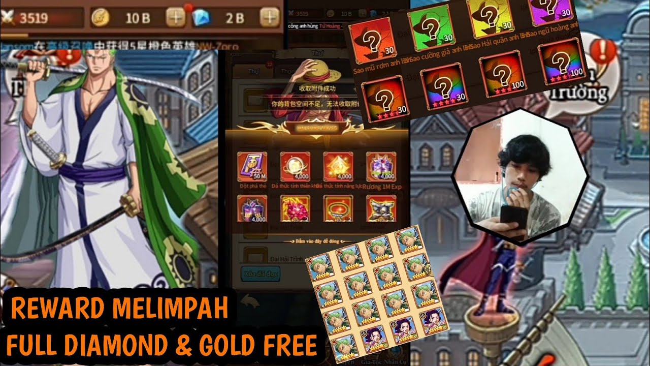 free diamon 2b reward melimpah & ramah f2p sekali game one piece ...