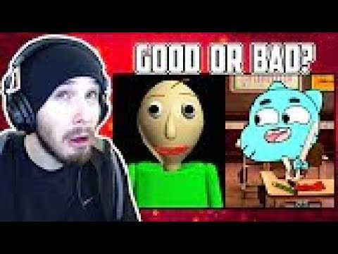 Baldi's Basics Portrayed By Gumball Reaction! - YouTube