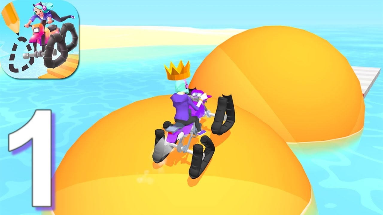 Scribble Rider - Gameplay Walkthrough Part 1 Levels 1-16 (Android,iOS ...