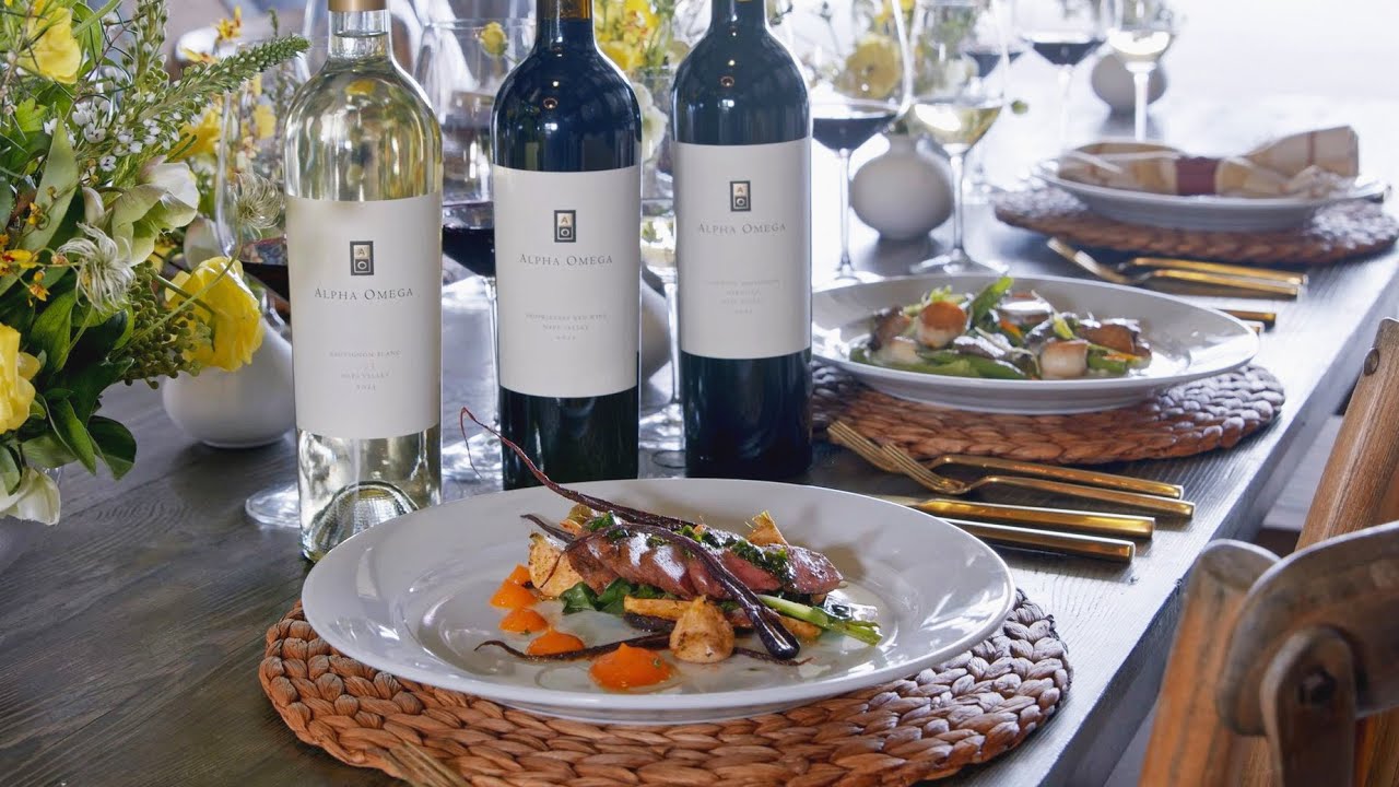 Alpha Omega March 2025 Wine Tasting Experience - YouTube