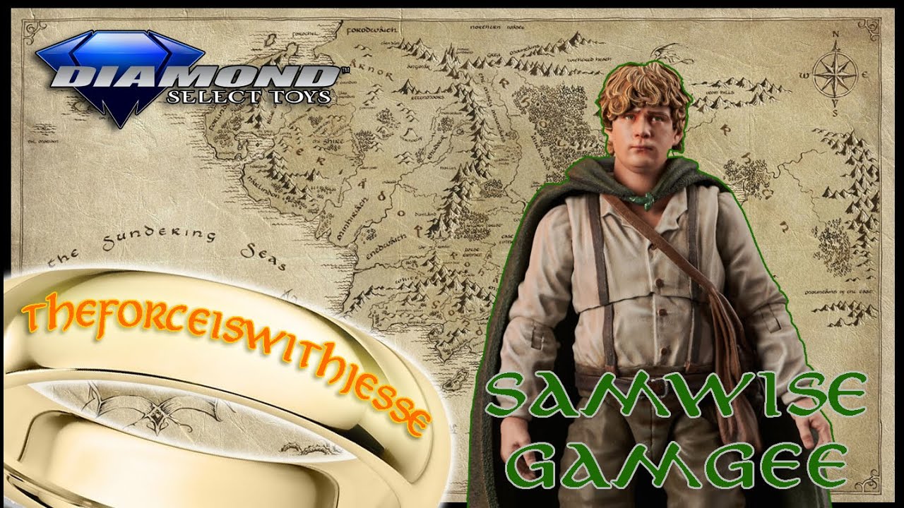 SAMWISE GAMGEE - LORD OF THE RINGS DELUXE FIGURE BY DIAMOND SELECT TOYS ...