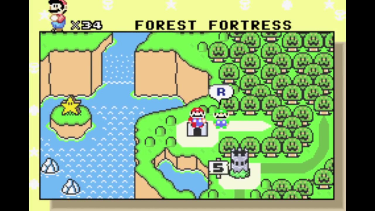 Super Mario World: Super Mario Advanced 2 Walkthrough | Forest Secret ...