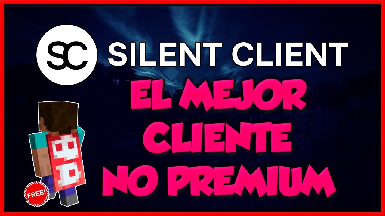 EL MEJOR CLIENTE NO PREMIUM PARA MINECRAFT !SUBE FPS! 😱 silent client 🤫 ...