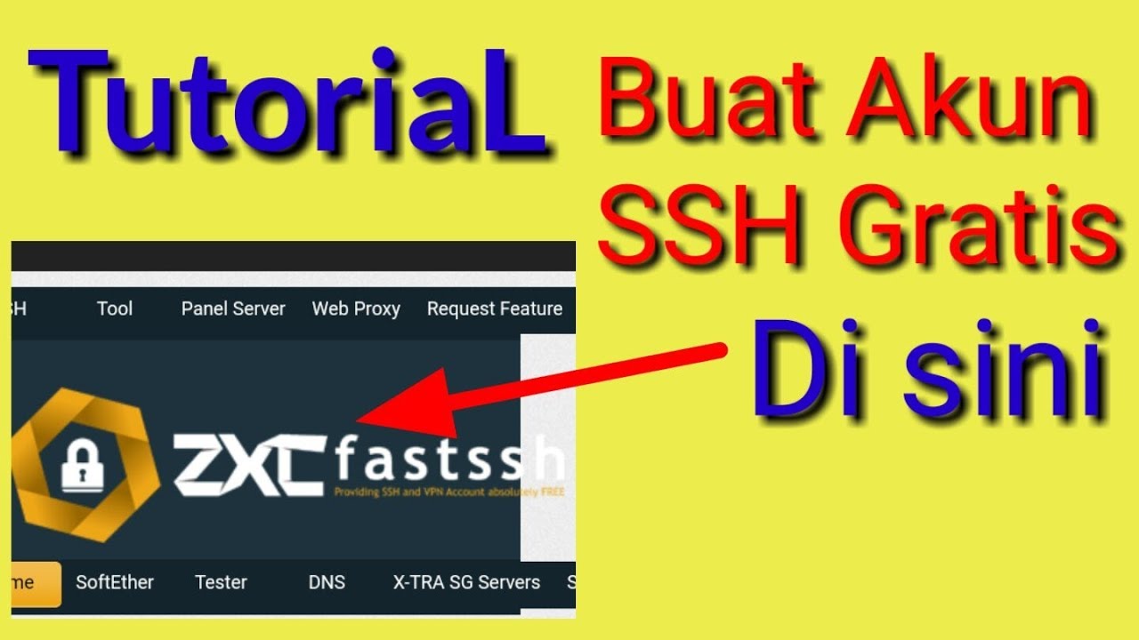 Tutorial Membuat Akun Ssh gratis - YouTube