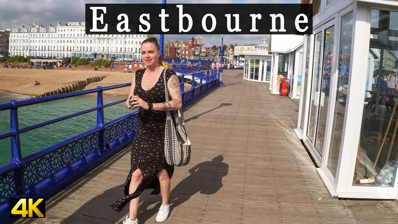 Eastbourne 🇬🇧 Promenade and Pier Summer Walk (4K) - YouTube