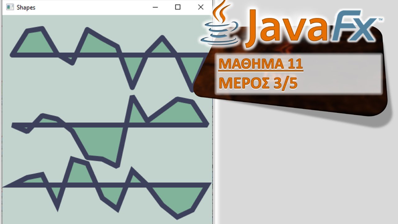 JAVAFX - ΜΑΘΗΜΑ 11 - ΣΧΗΜΑΤΑ - ΜΕΡΟΣ 3 ΑΠΟ 5 - Γραμμές και Πολύγωνα ...