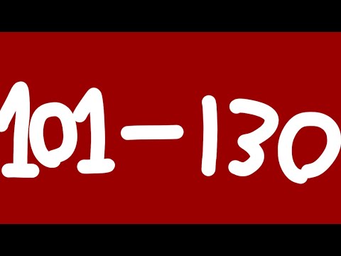 Number lore numbers 101-130 - YouTube