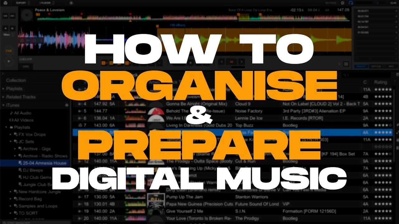 How I Organise and Prepare Digital Music for DJs - YouTube