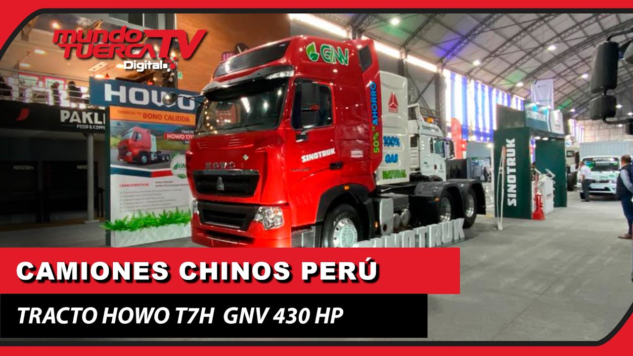 Camiones Chinos Perú | Tracto remolcador HOWO T7H GNV - YouTube