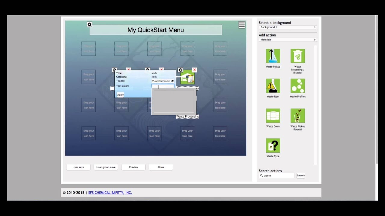 Customizing the EMS Quick Start Menus - YouTube