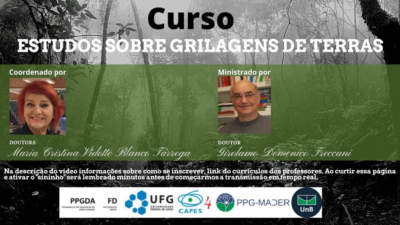 1º dia do Curso: ESTUDO SOBRE GRILAGEM DE TERRAS - YouTube