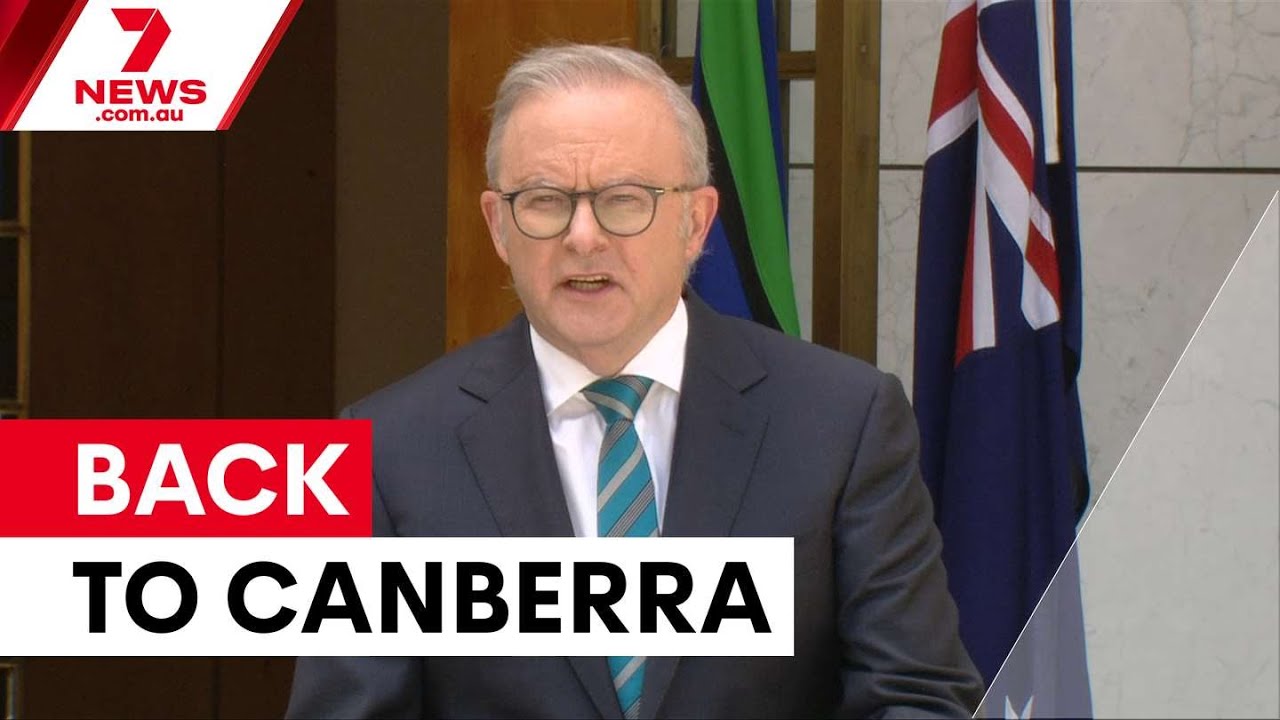 The PM calls politicians back to Canberra early | 7NEWS - YouTube