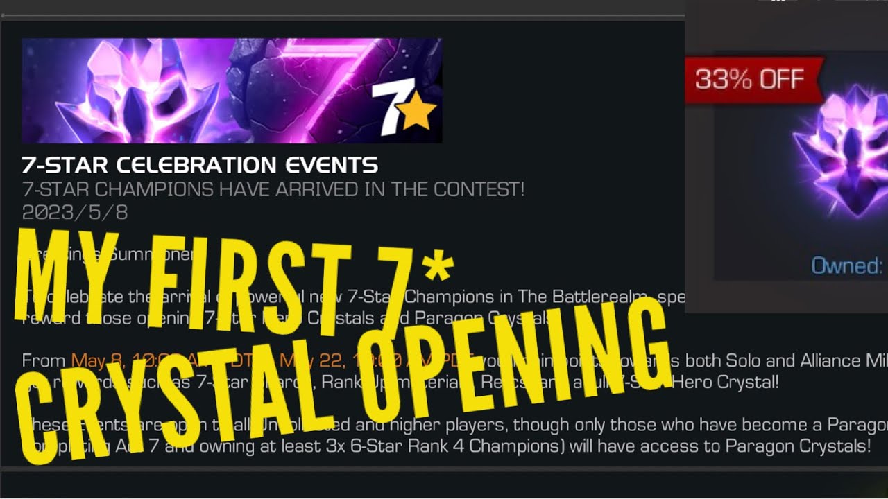 Opening My First 7* Crystal! And looking at the 7* Crystal Celebration ...