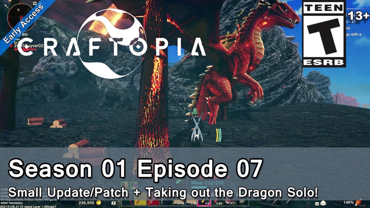 Craftopia (Season 01 Episode 07) Small update + Taking out the Dragon ...