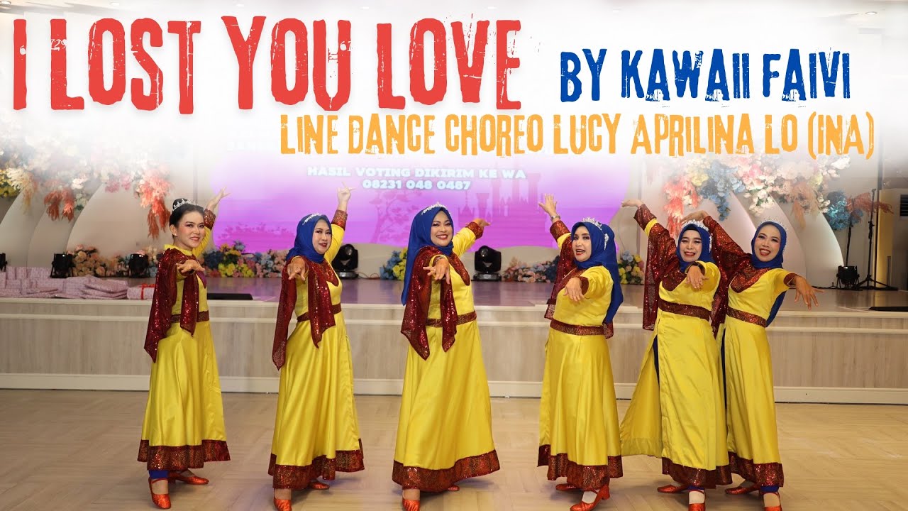I Lost Your Love Line Dance || Choreo Lucy Aprilina Lo (INA) || Kawaii ...