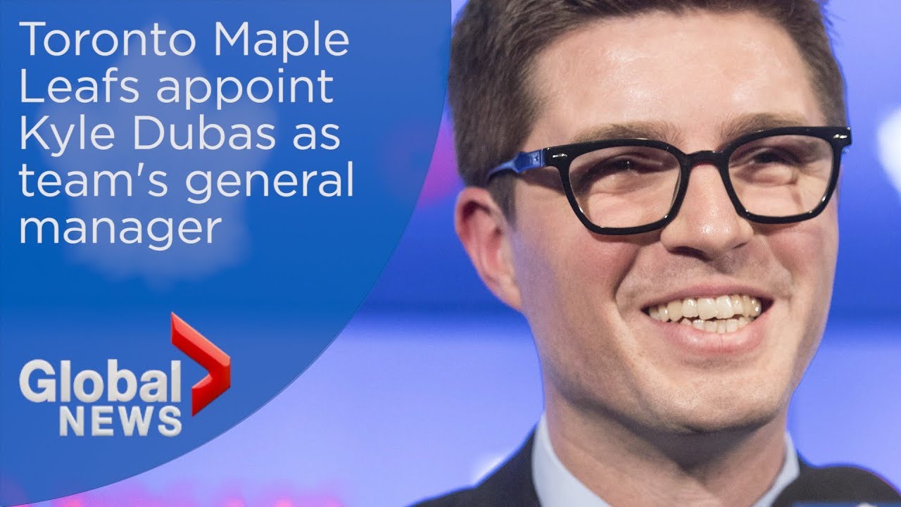 Toronto Maple Leafs introduce Kyle Dubas as new general manager - YouTube