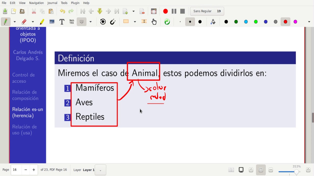 Introducción a la programación orientada a objetos video 3 Relación de ...