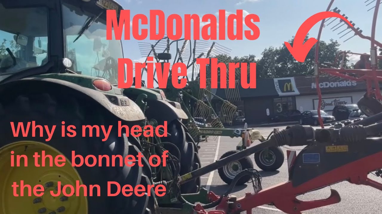 Drive Thru McDonalds in a tractor - Did we make it? - YouTube