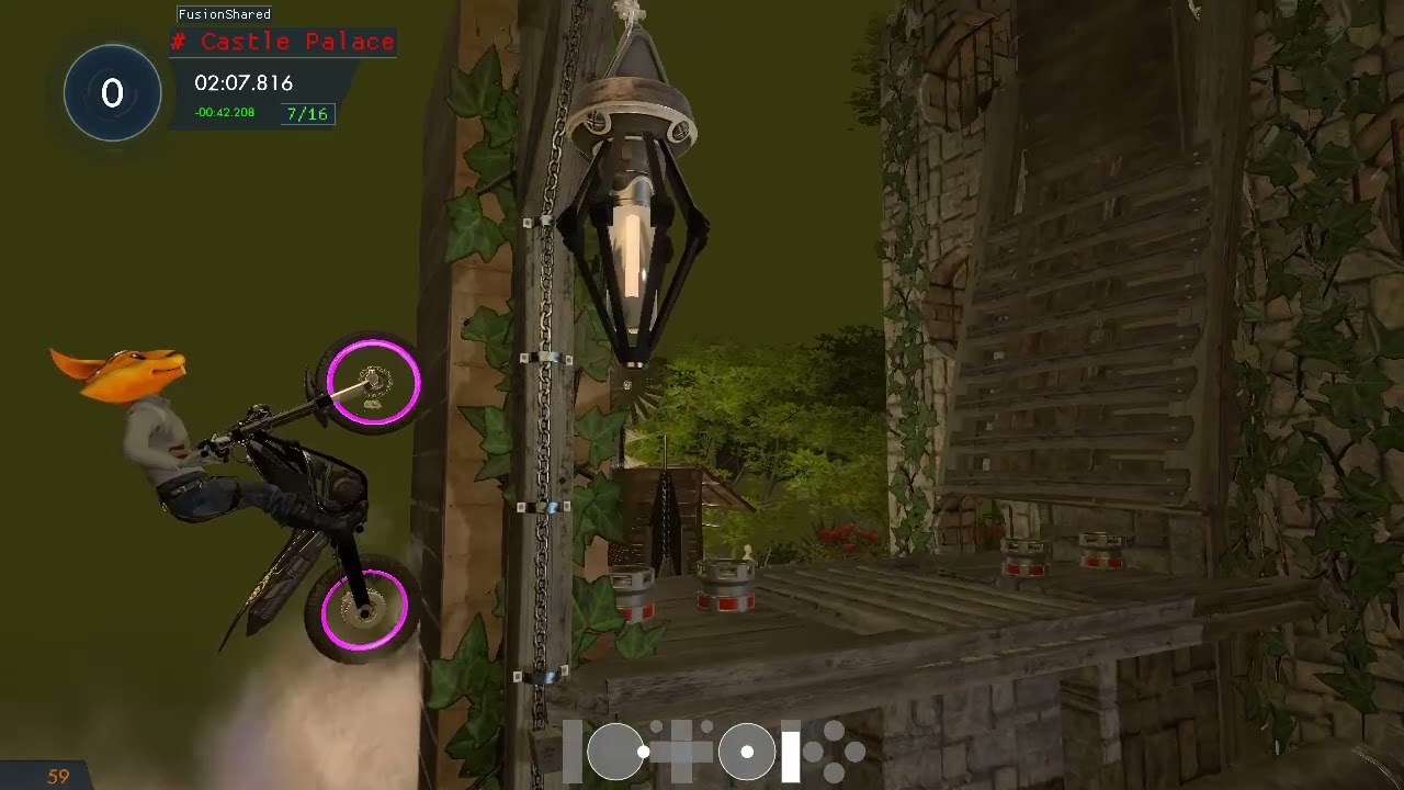 Trials Fusion - # Castle Palace (Level 5, 0 fault) - YouTube