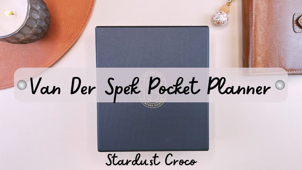 Van Der Spek unboxing 🤍|VDS Pocket Planner, Stardust Croco - YouTube