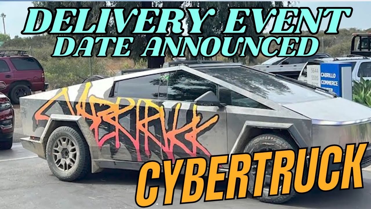 Cybertruck Delivery Event - First Deliveries Scheduled - YouTube