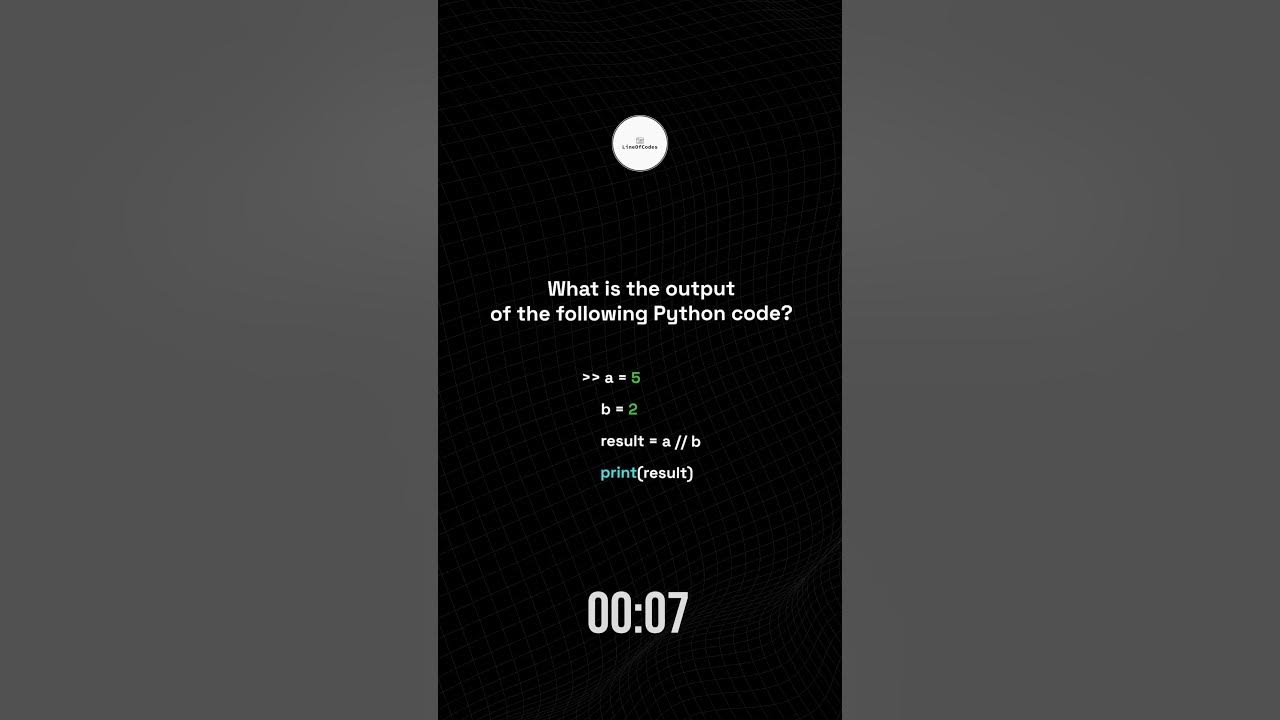 LineOfCodes | Python | Coding | Quiz Shorts | Programming Languages - YouTube
