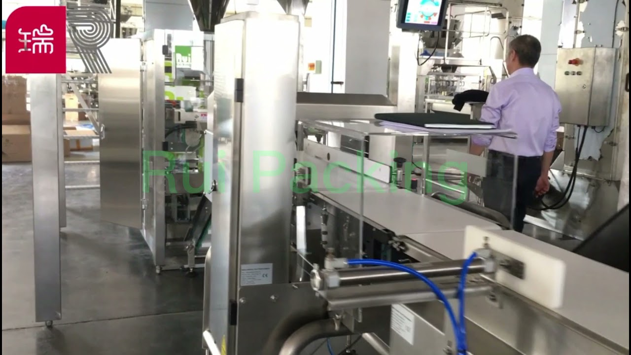 Rui Packing RL520 Vertical Gusseting bag packing machie for granular ...