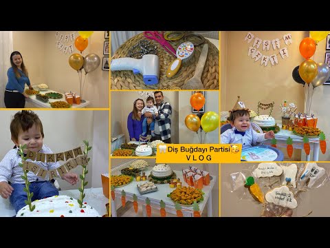 DİŞ BUĞDAYI PARTİSİ 🦷🥳 | HAZIR ÜRÜNLERDEN PASTA YAPTIM | SONU KÖTÜ BİTTİ😔 #vlog #dişbuğdayı