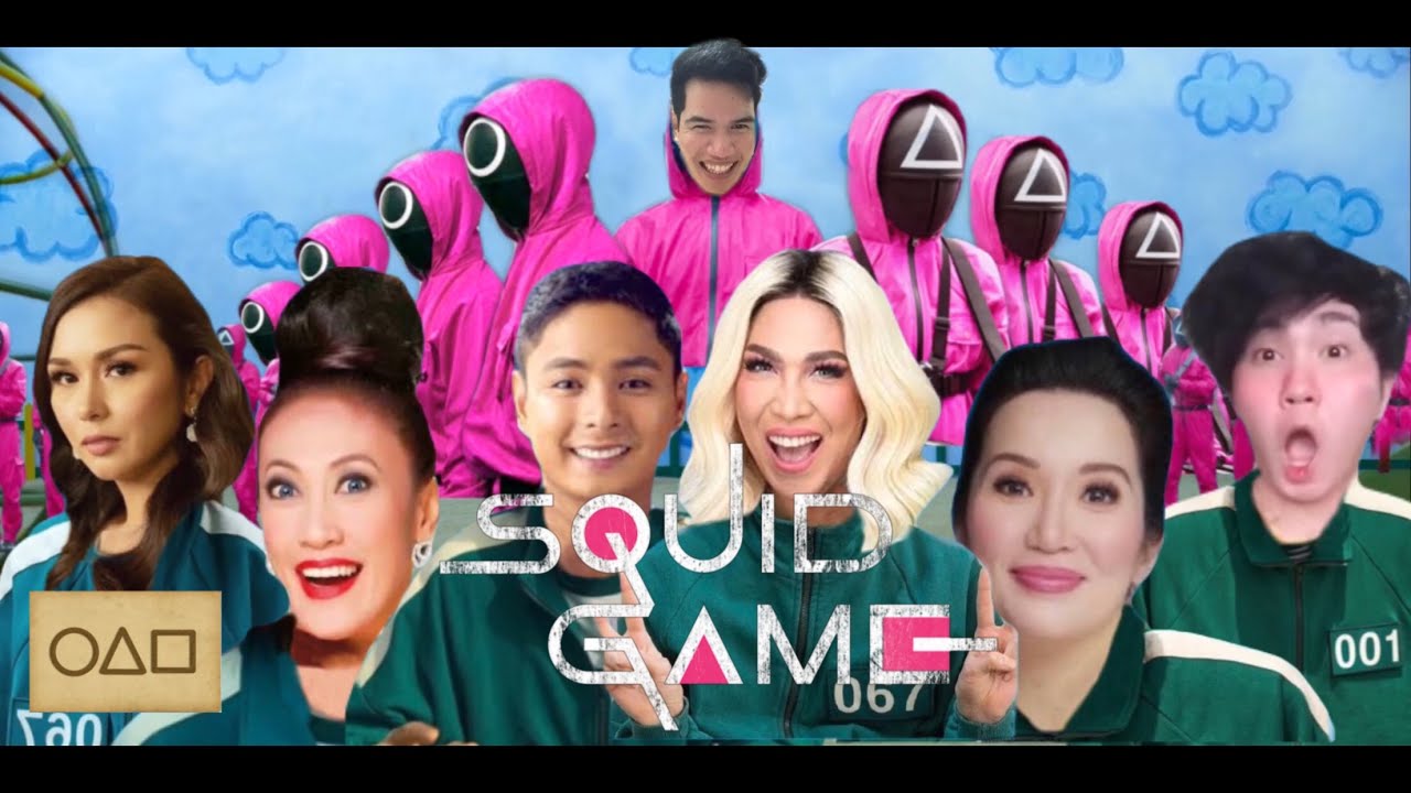 Pinoy Celeb in SQUID GAME "Dalgona" (Vice Ganda, Kris Aquino, Sassa ...