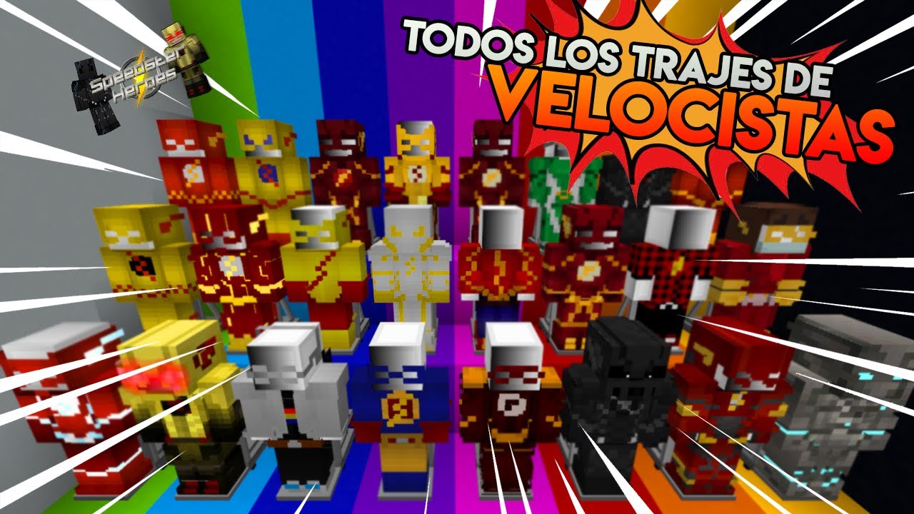 ⚡ TODOS LOS TRAJES DE VELOCISTAS | SPEEDSTER HEROES MOD [2020] - YouTube