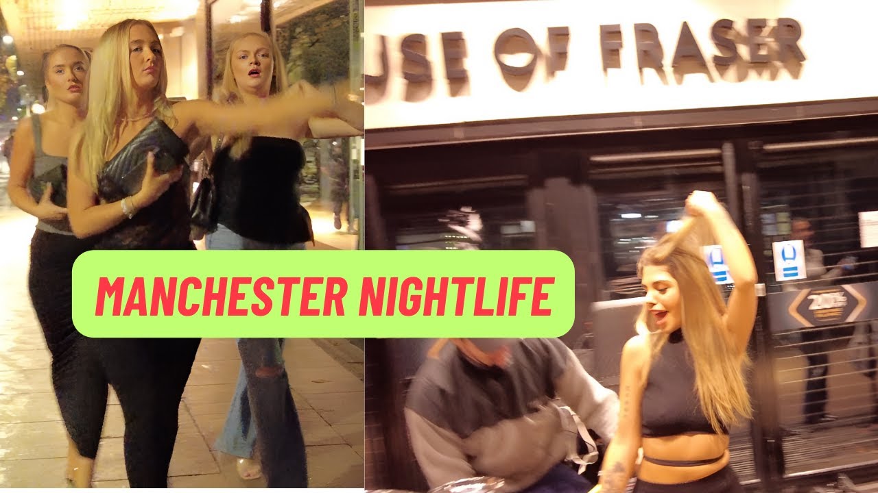 Manchester nightlife: Saturday night party - YouTube