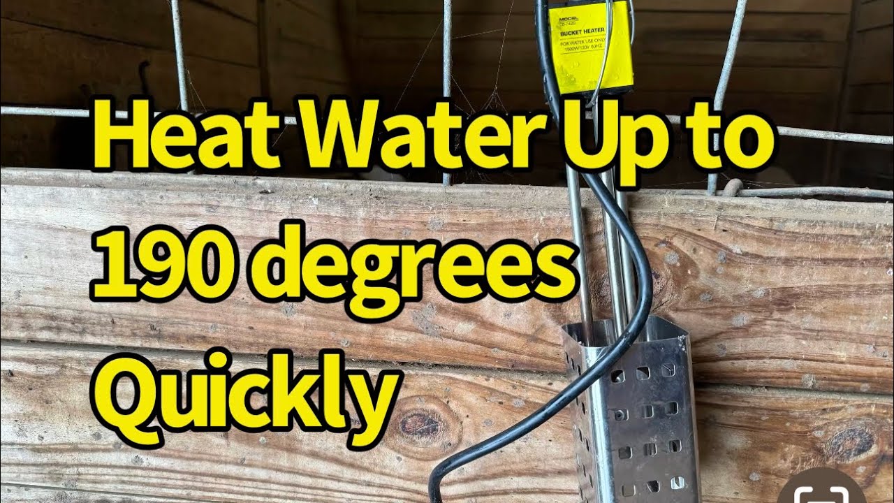 Gesail Bucket Heater Can Heat a 5 Gallon Bucket Up to 190 Degrees Melt ...