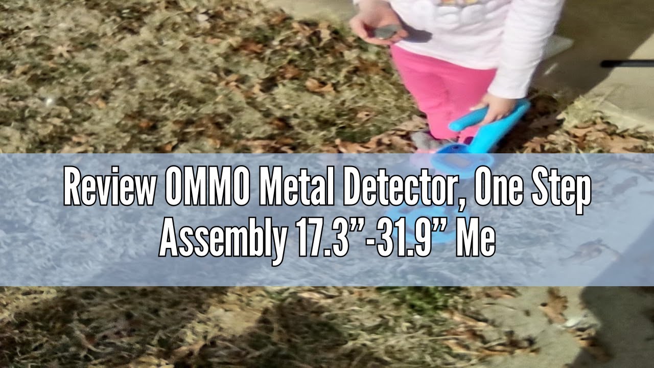 Review OMMO Metal Detector, One Step Assembly 17.3”-31.9” Metal ...