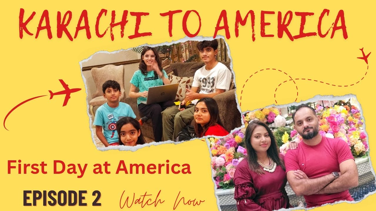 Our First Day in the USA | America mein pehla din | America Visit - YouTube
