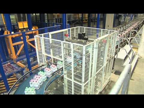 Krones automatic repacking line - YouTube