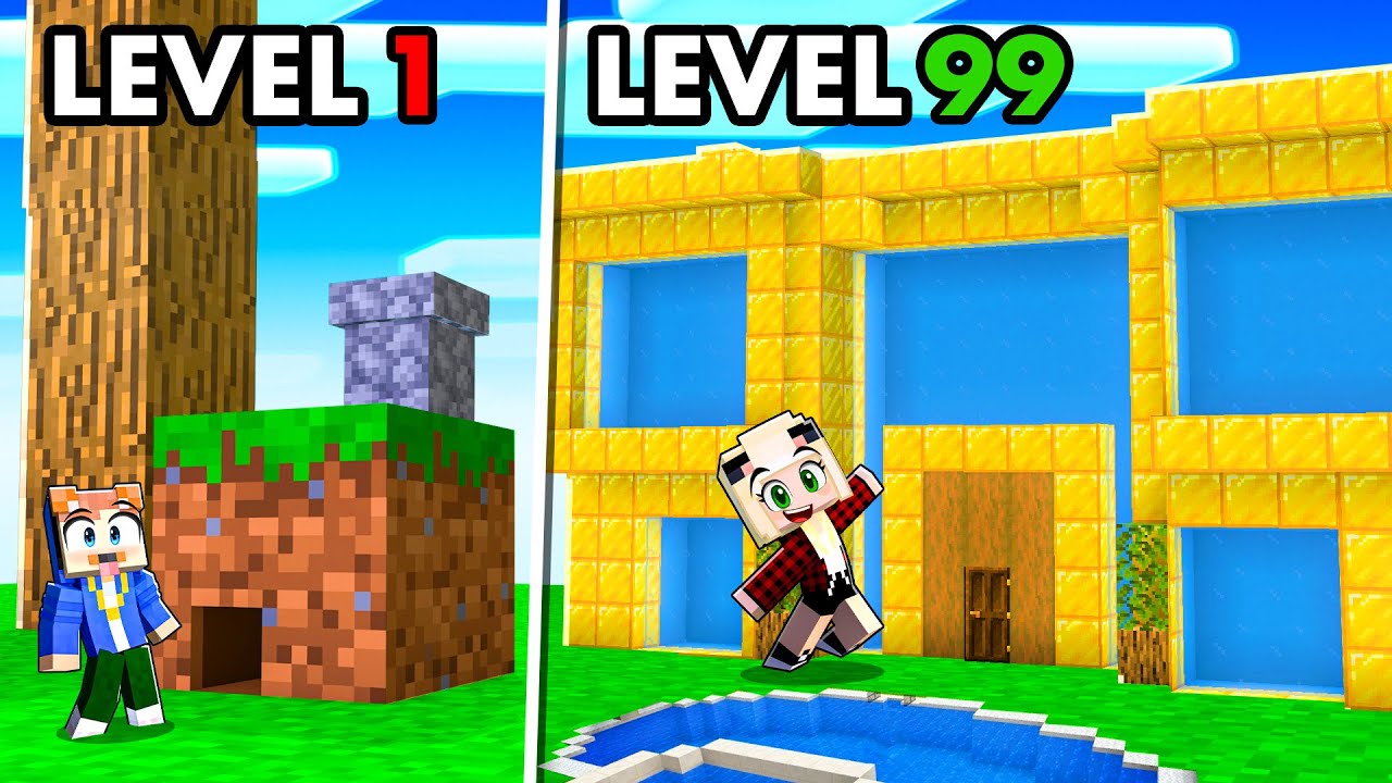 LEVEL 1 VS. LEVEL 99 HAUS! - YouTube