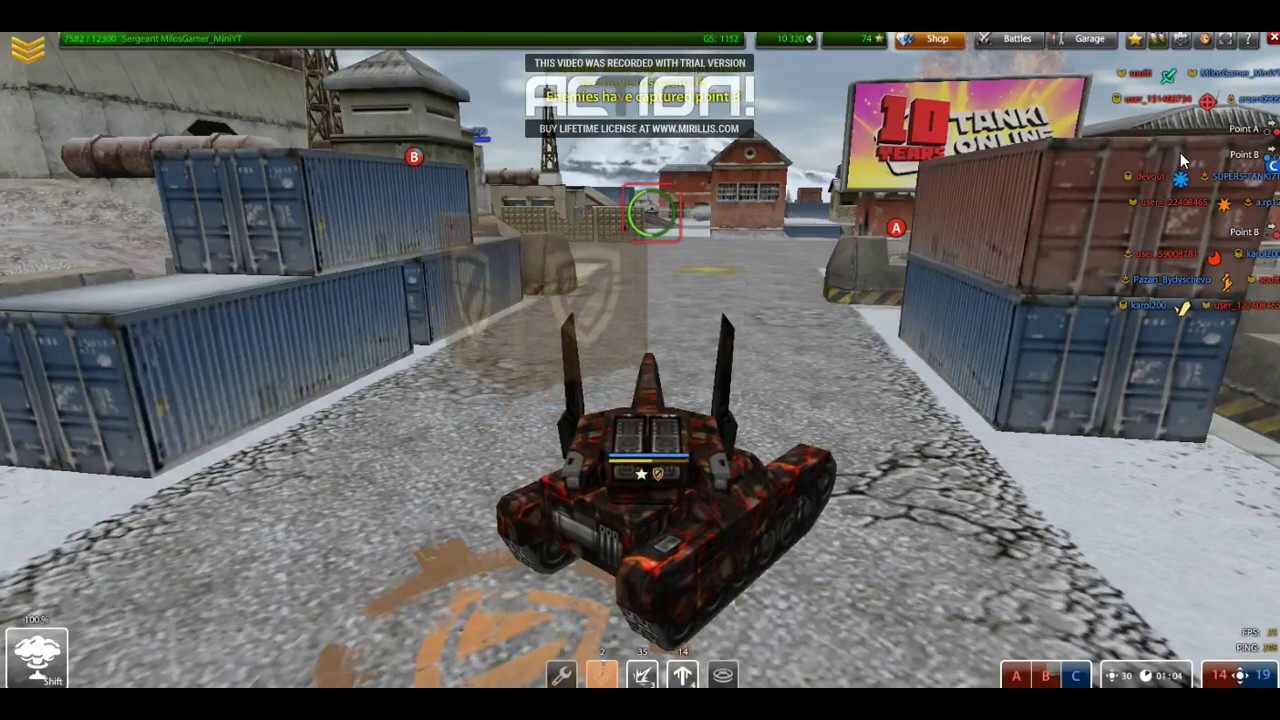 Tanki Online | New Gauss Turret Gamepay + Upgrade to M1 - YouTube