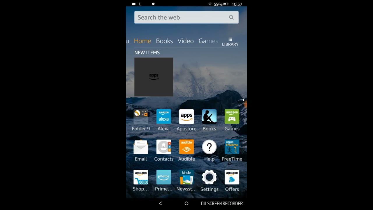 How to change the backround on your amazon kindle fire. - YouTube
