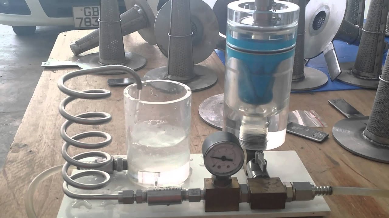 Flowguard Pulsation Damper - Demo - YouTube