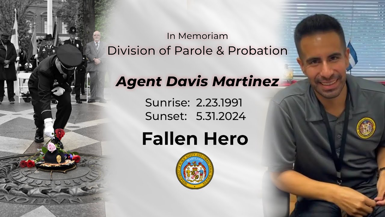 Honoring Agent Davis Martinez - YouTube