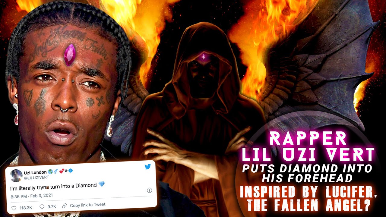 Rapper Lil Uzi Vert Puts Pink Diamond In His Forehead. Inspired By ...