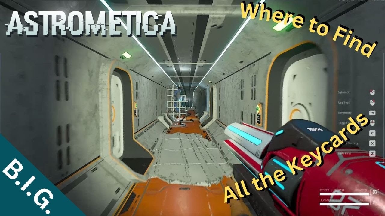 Astrometica - Where to find all the Keycards for Theta 9 - YouTube