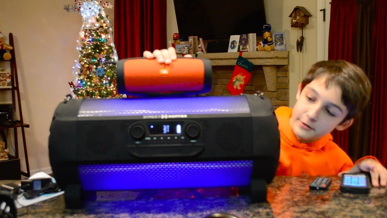 Street Hopper 6 Plus Bluetooth Speaker by SoundStream vs JBL Charge 3 ...