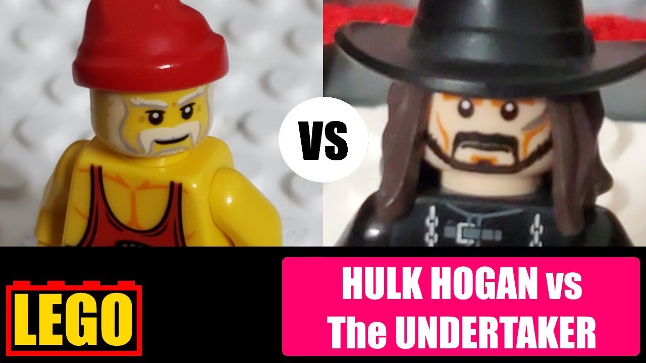 Lego Hulk Hogan vs the Undertaker | Lego Stop Motion Wrestling - YouTube